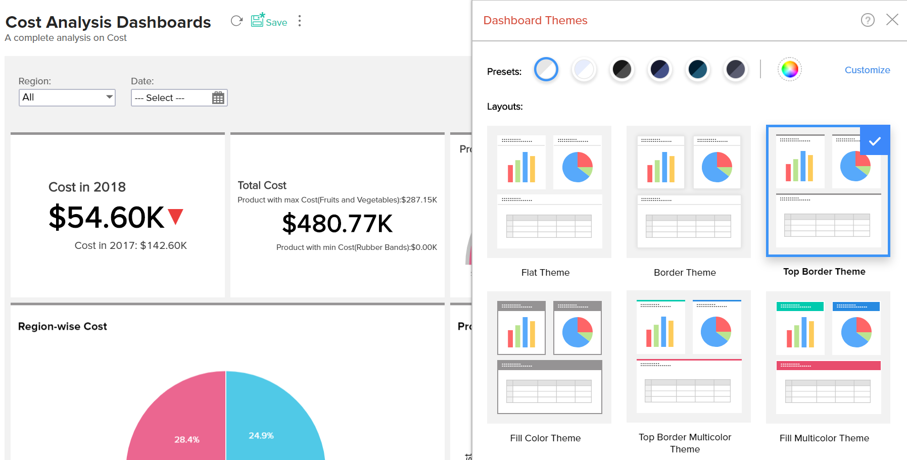 Create dashboards - Analytics Plus