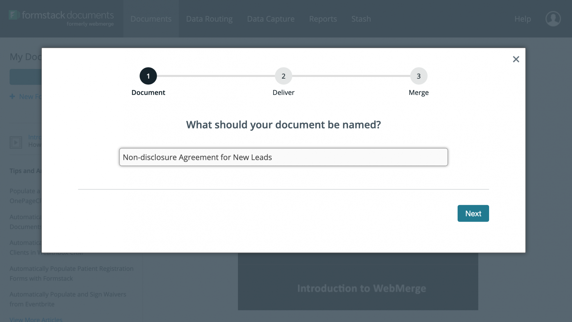 Zoho Sign Integration With Formstack Documents Document Automation And Electronic Signature