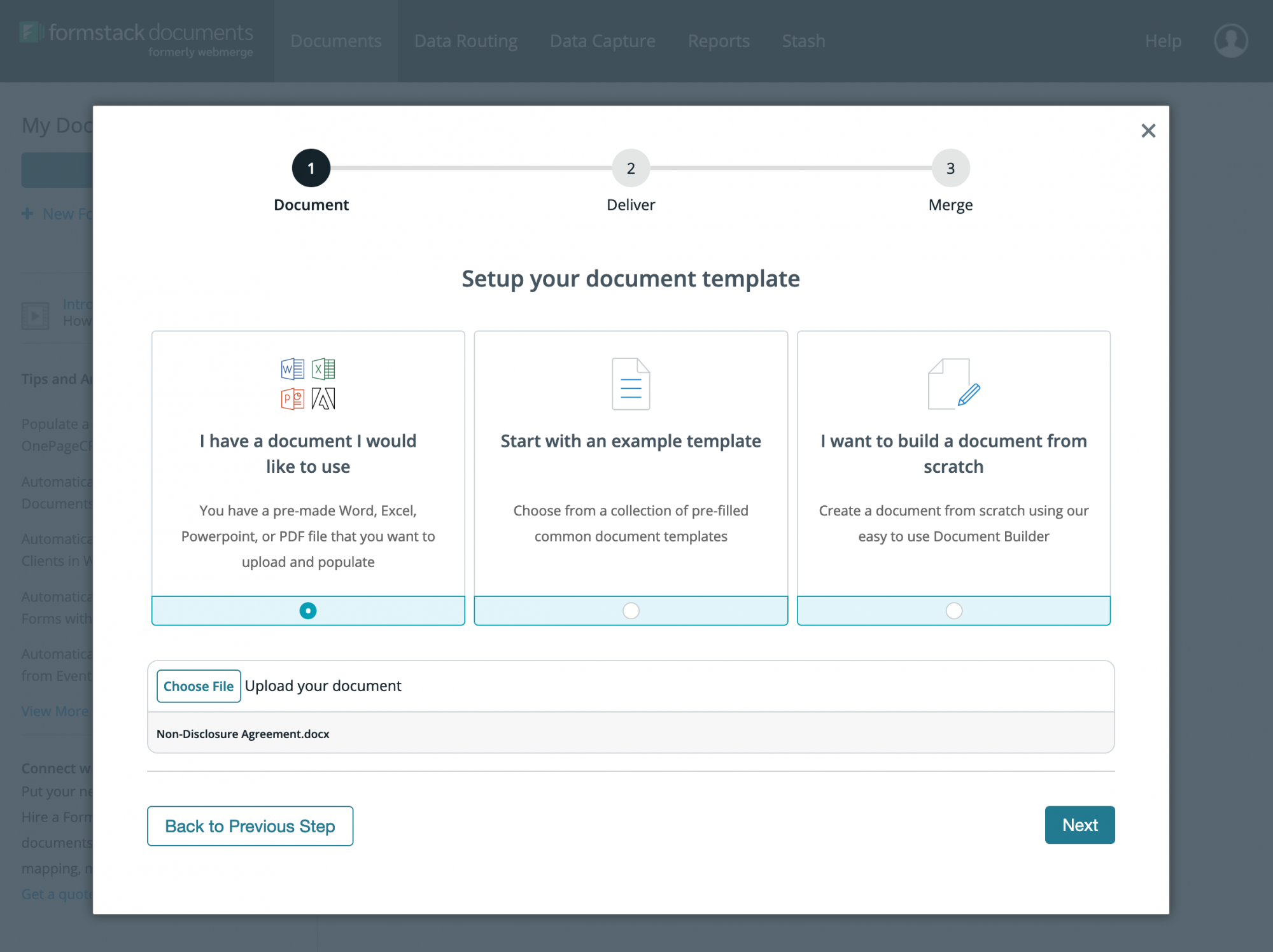 Zoho Sign Integration With Formstack Documents Document Automation And Electronic Signature