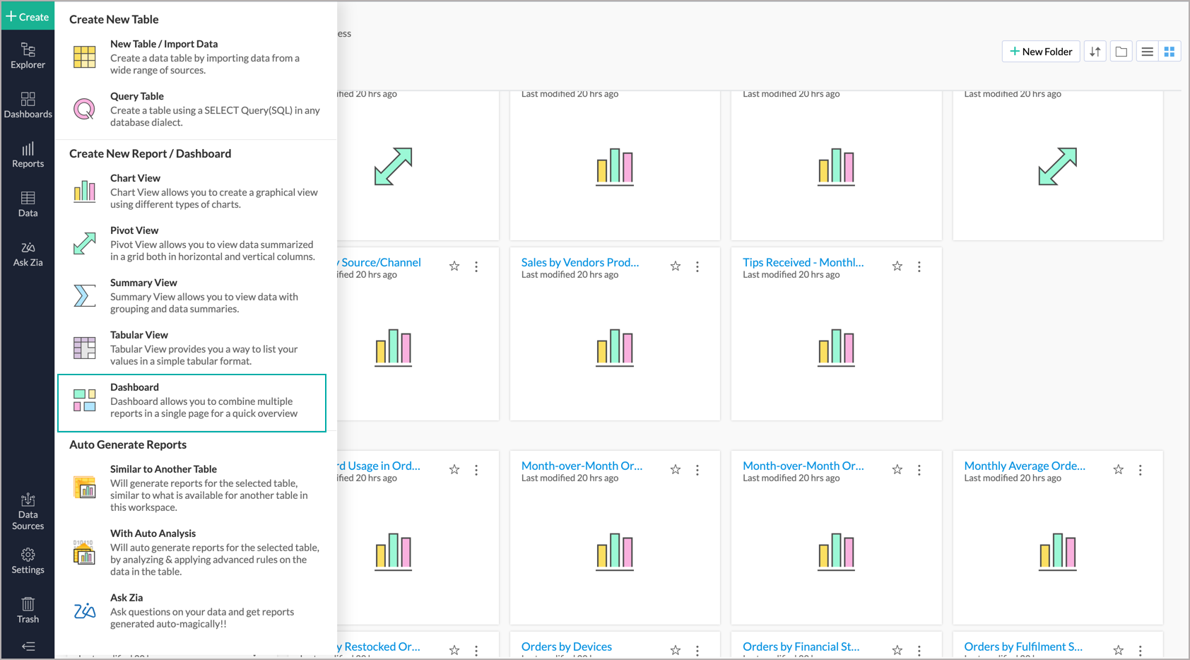 Creating a Dashboard l Advanced Analytics Help