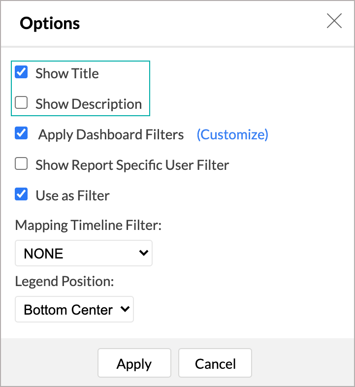 Customizing a Dashboard l Advanced Analytics Help