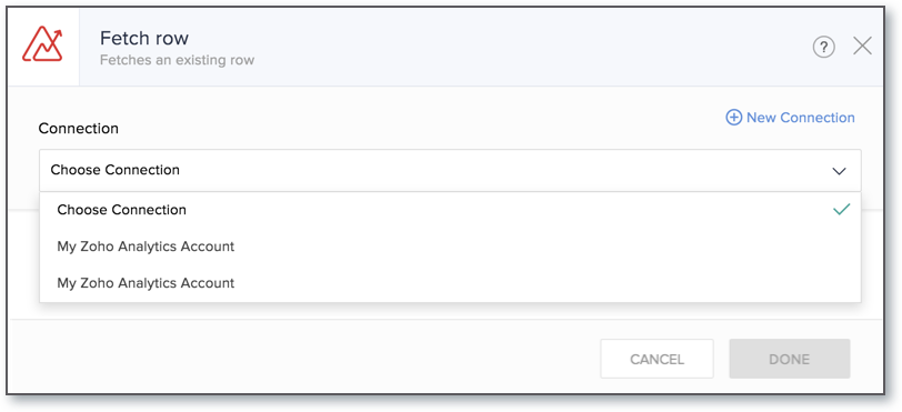 Importing Data from Zoho Flow l Zoho Analytics help