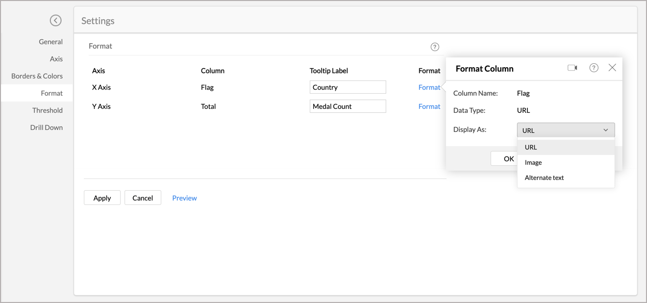Choose an Image Dimension
