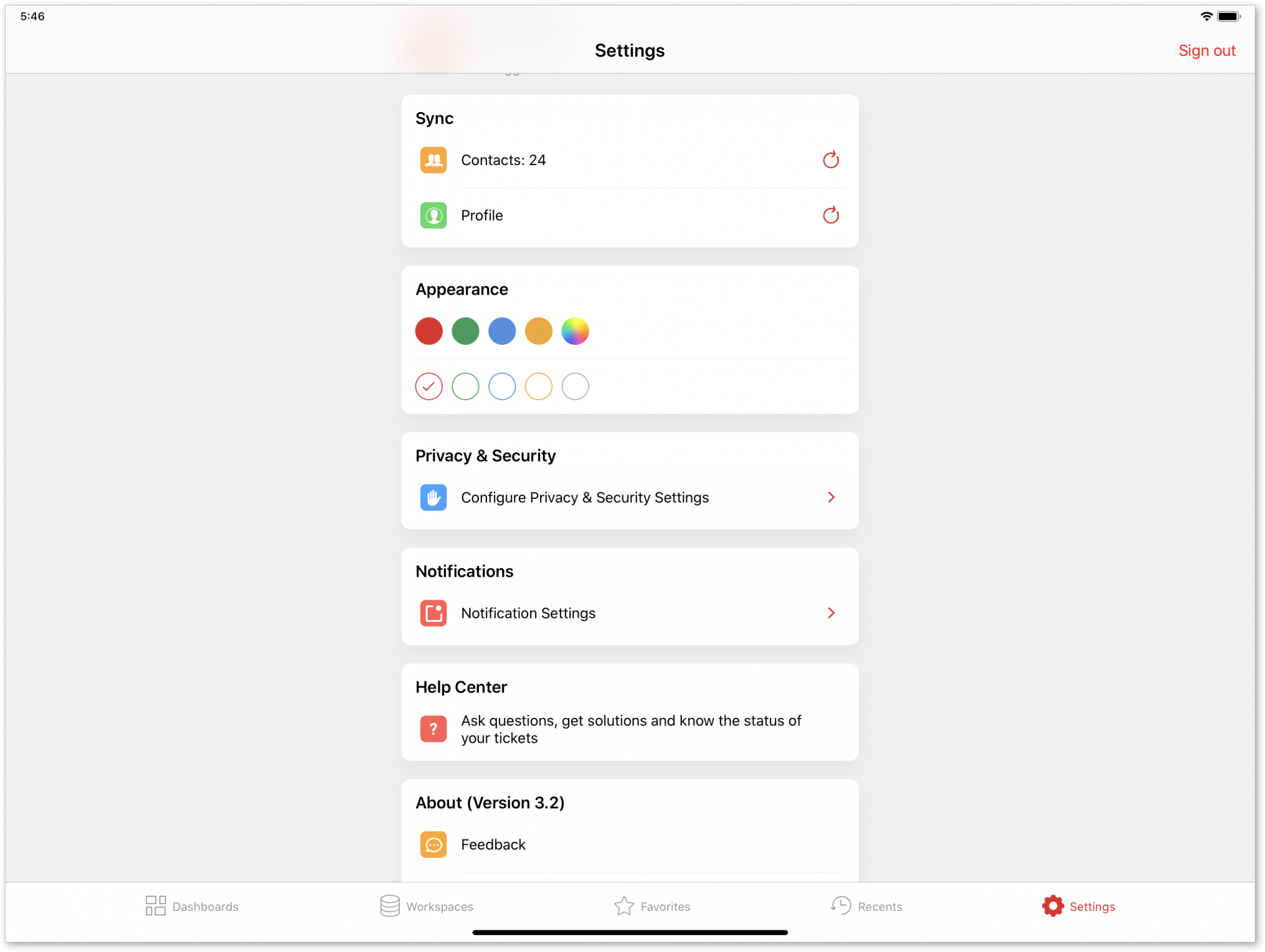 iPad App l Zoho Analytics Help