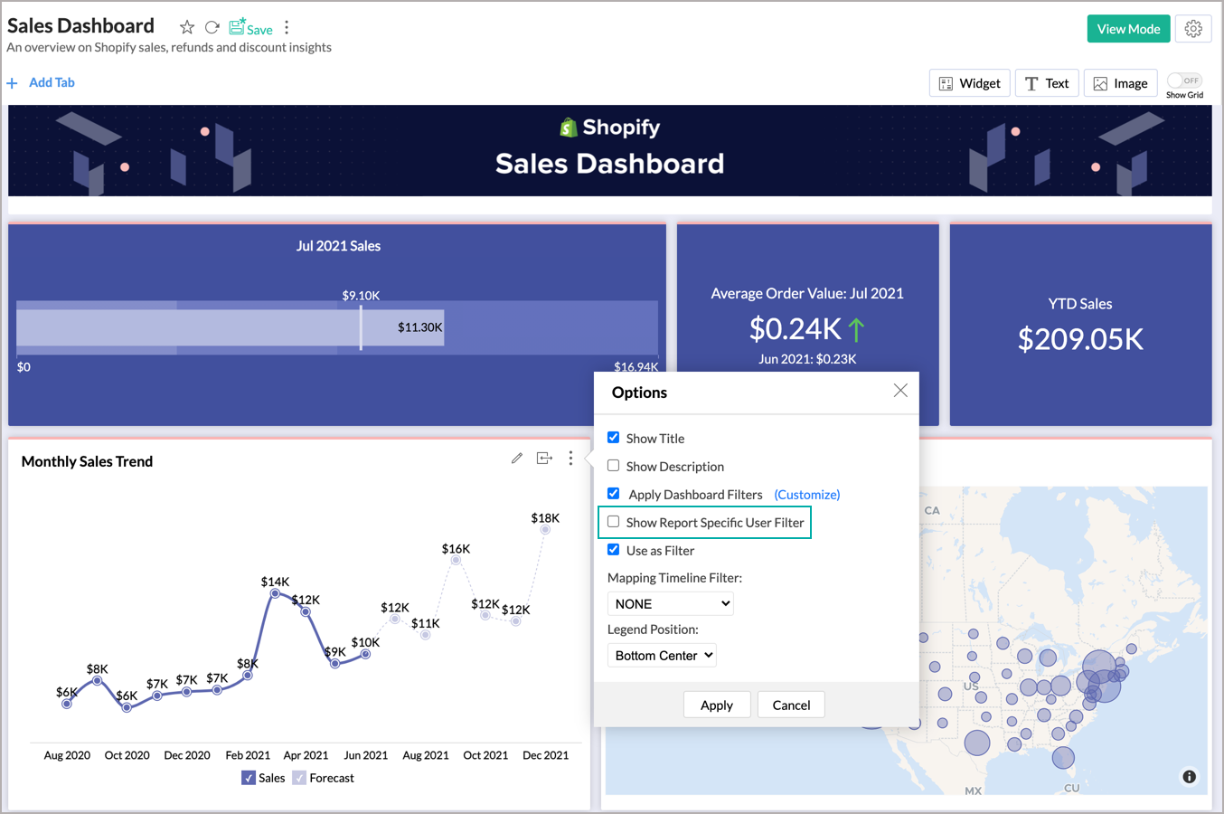 Creating a Dashboard l Advanced Analytics Help