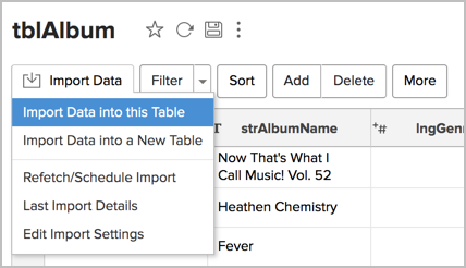 Import from MS Access l Zoho Analytics Help