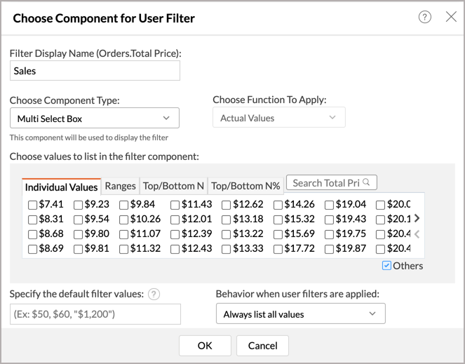Applying Filters l Advanced Analytics Help