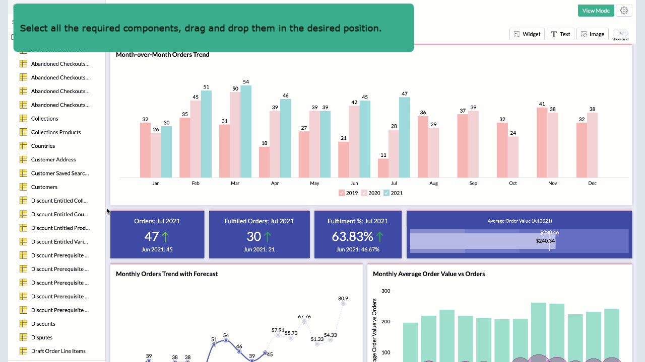 Creating a Dashboard l Advanced Analytics Help