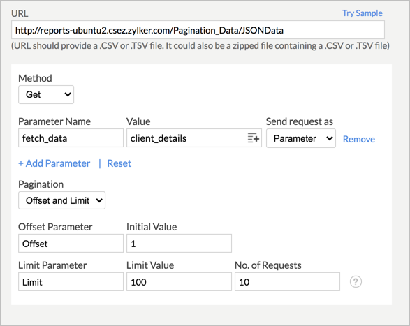 Import Data From Web Feeds L Zoho Analytics Help
