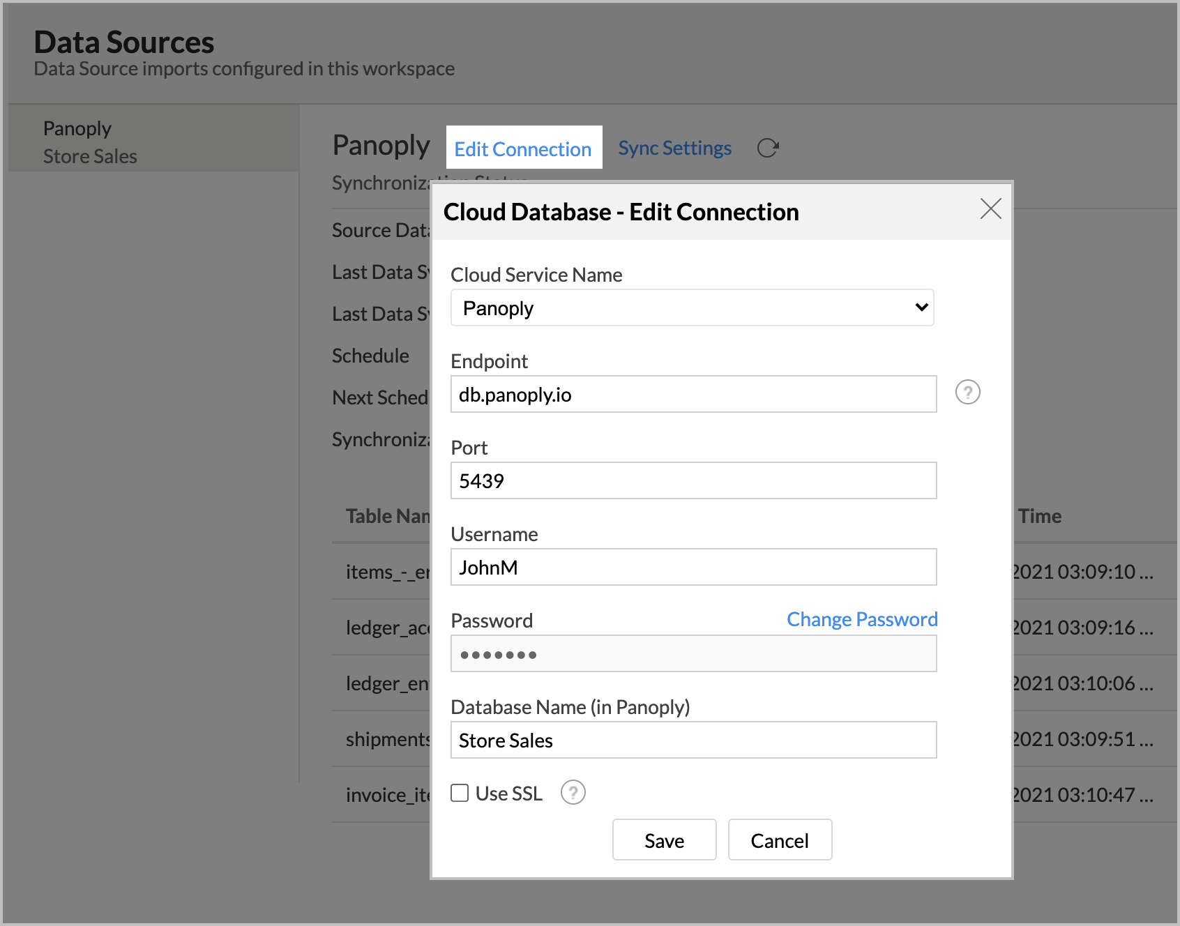 Import Data from Panoply l Zoho Analytics Help