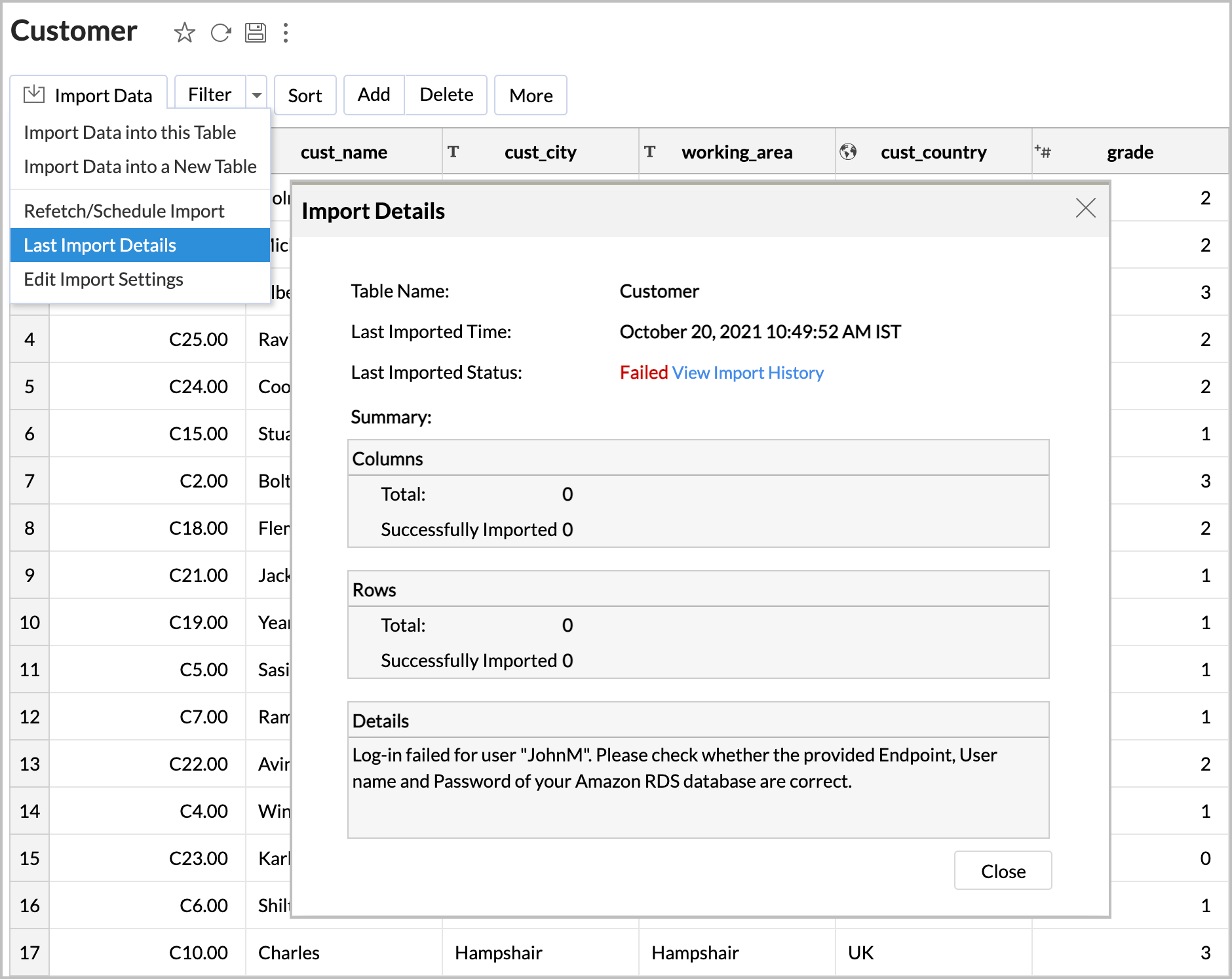 Amazon RDS: PostgreSQL l Zoho Analytics Help