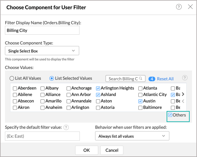 Applying Filters l Advanced Analytics Help