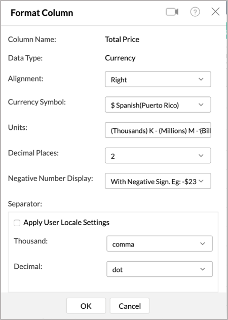 Chart Customization l Advanced Analytics Help