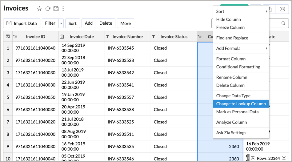 Query Table l Advanced Analytics Help