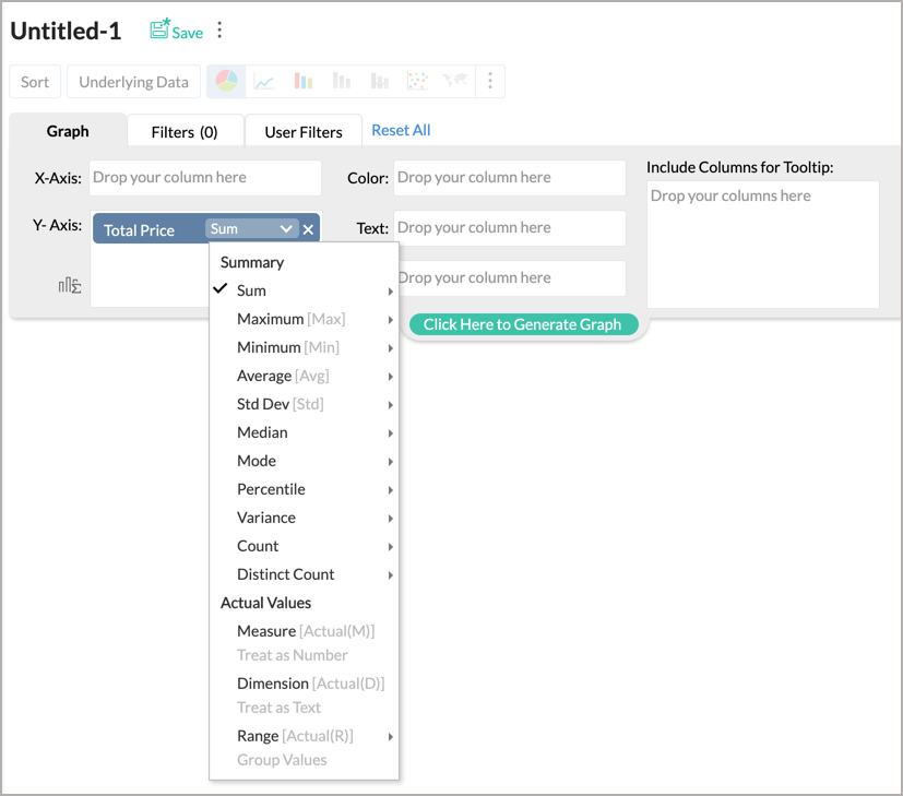Creating Charts l Advanced Analytics Help