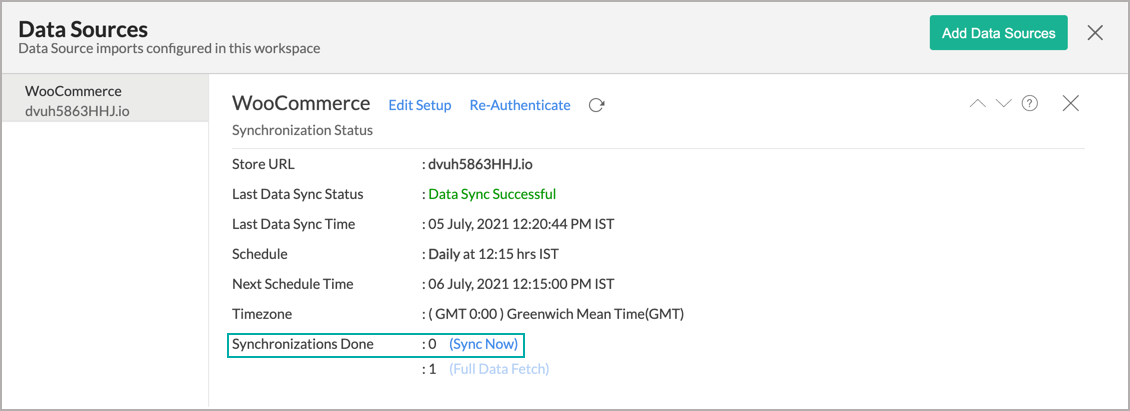 WooCommerce l Zoho Analytics Help