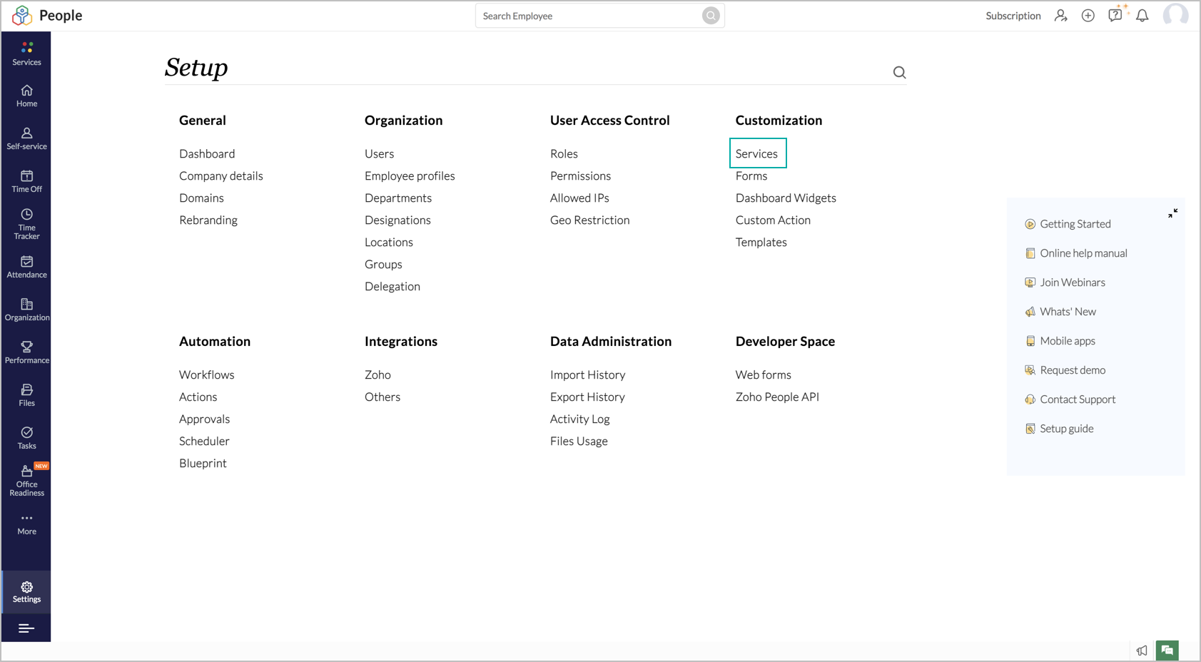 Zoho People l Zoho Analytics Help