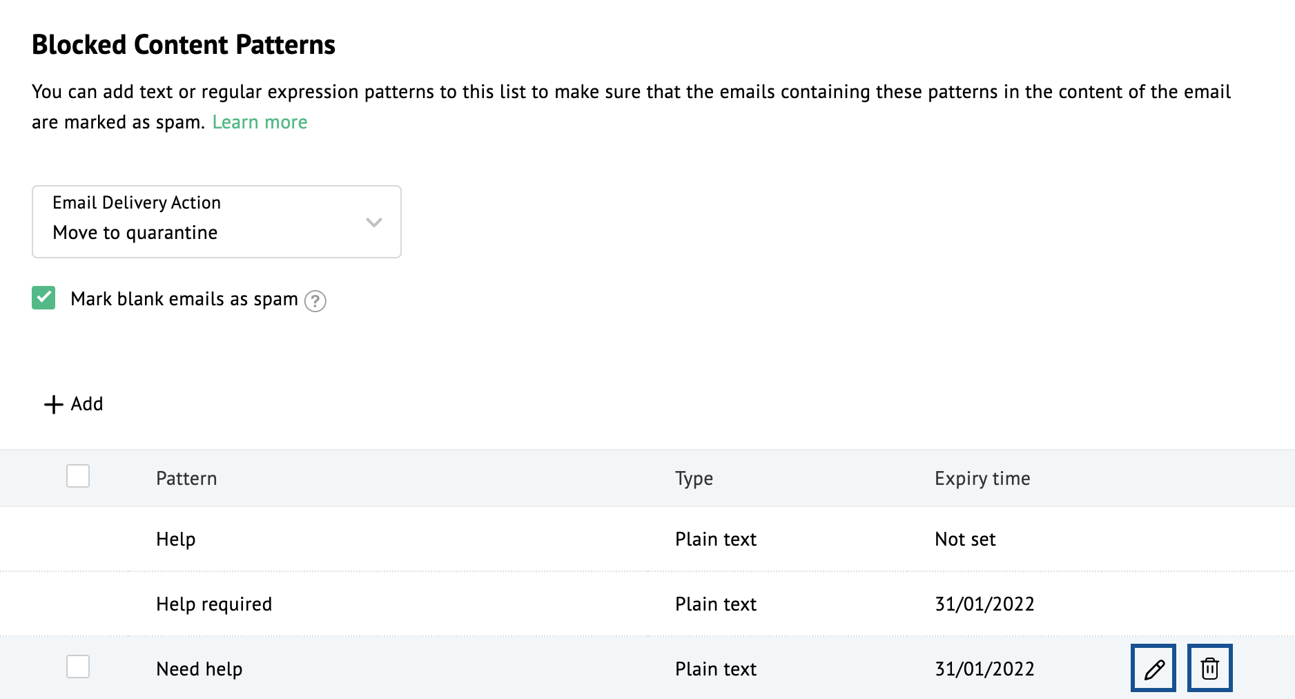 Spam Control Lists - Zoho Mail