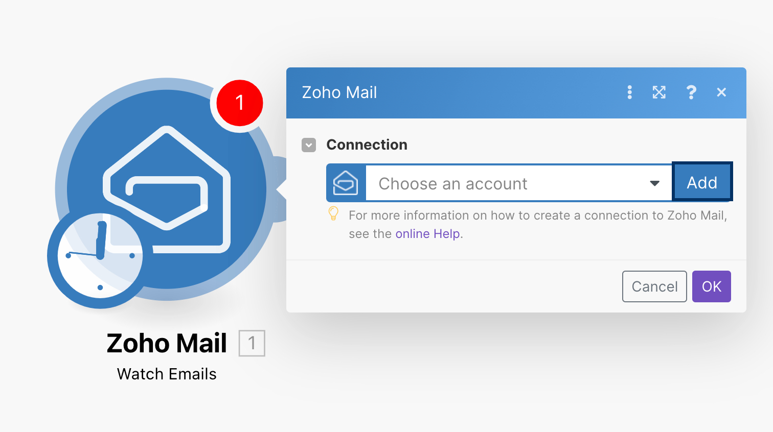 Make Integration | Zoho Mail