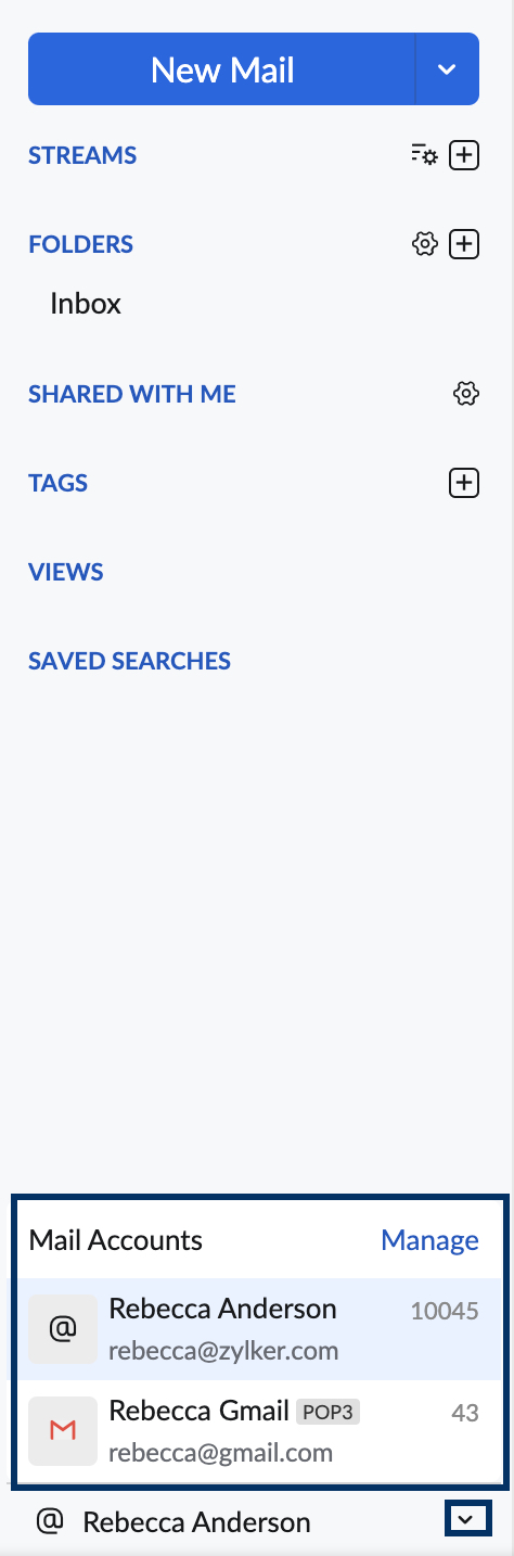 Zoho Projects integration with Zoho Mail