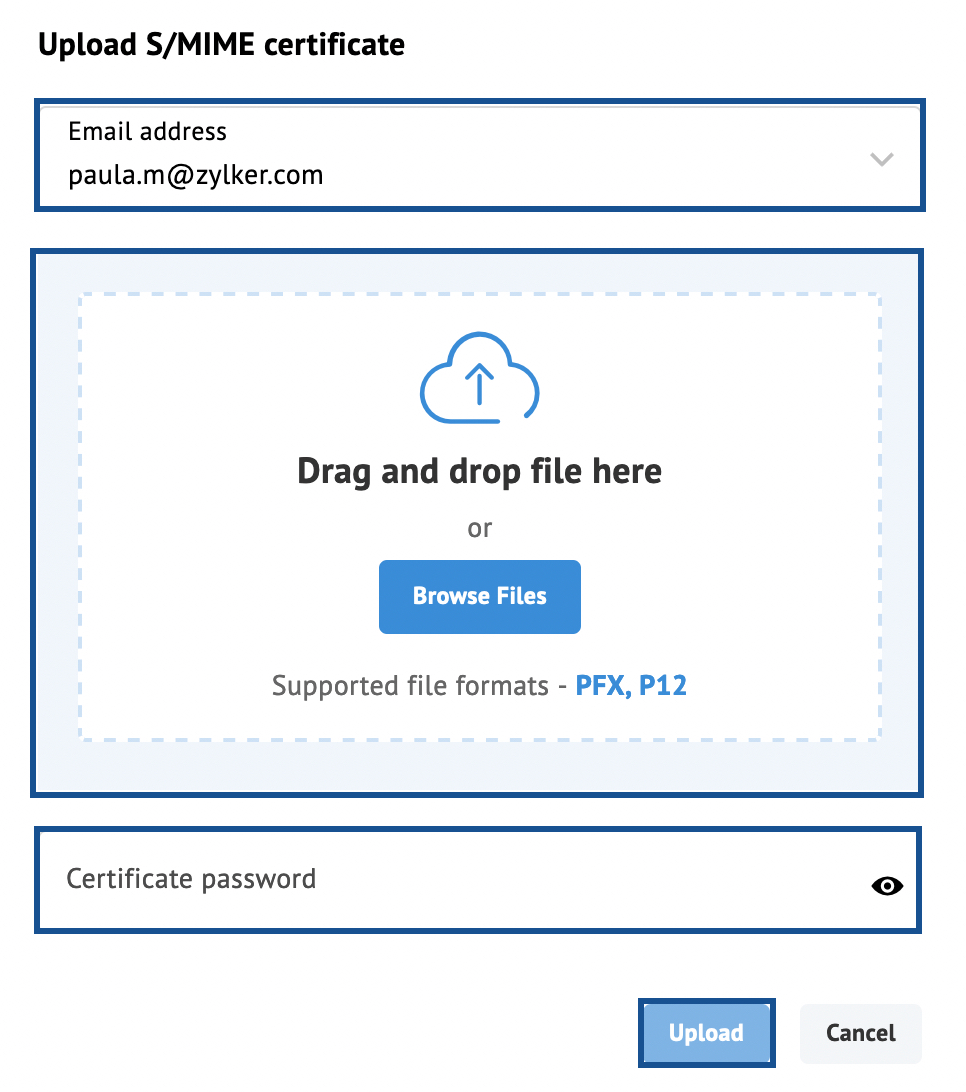 Organization Security - Zoho Mail Admin Console
