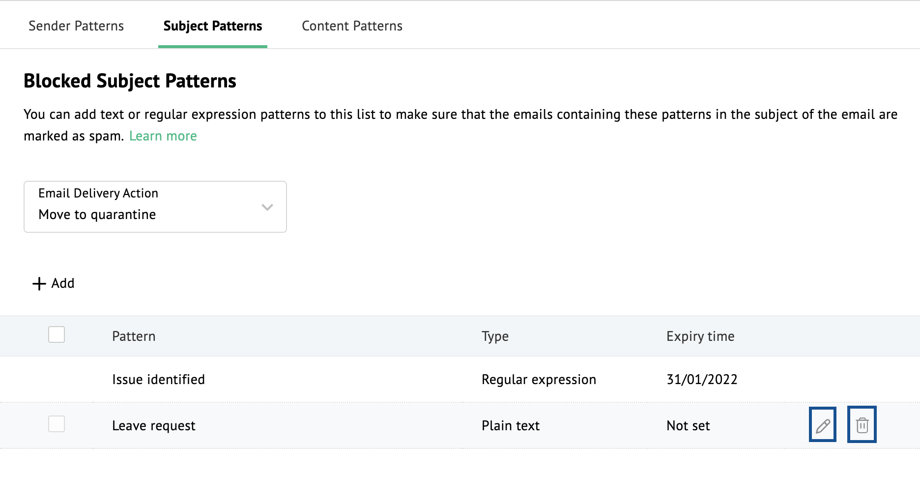 Spam Control Lists - Zoho Mail
