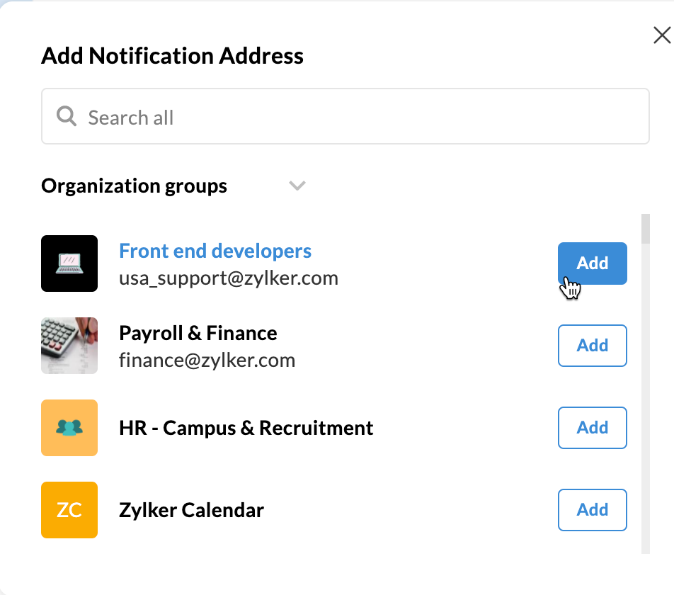 Catch-all Setup and Notification Address | Zoho Mail