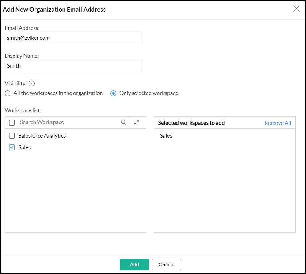 Mail Configuration Analytics Plus 