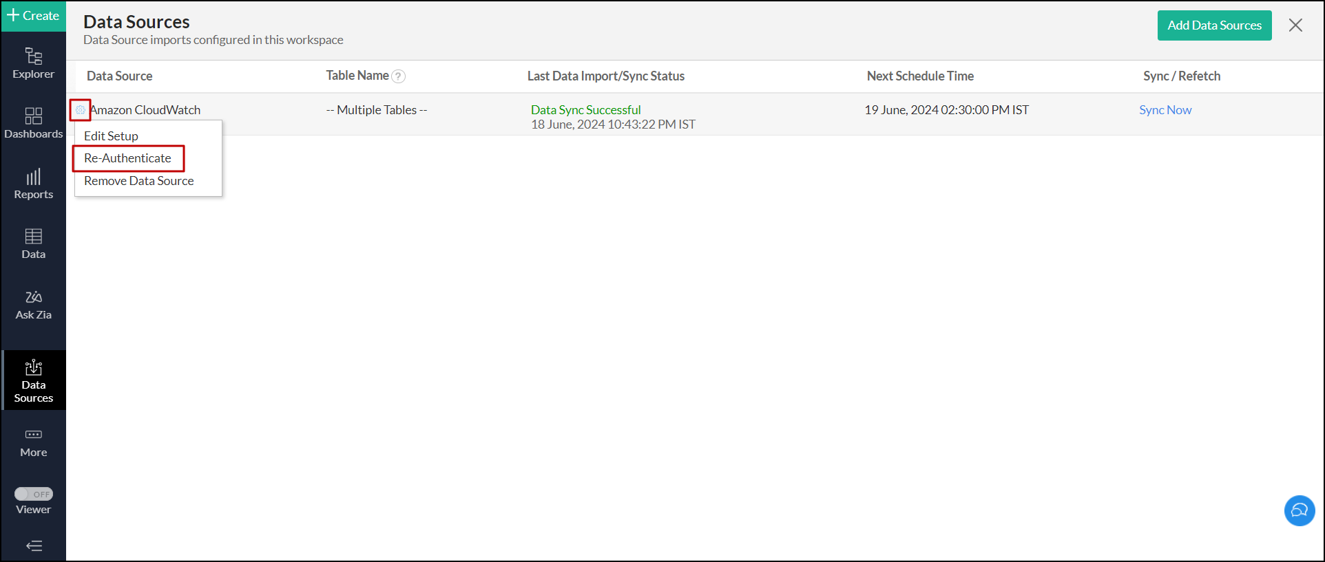 Integration with Amazon CloudWatch | Analytics Plus
