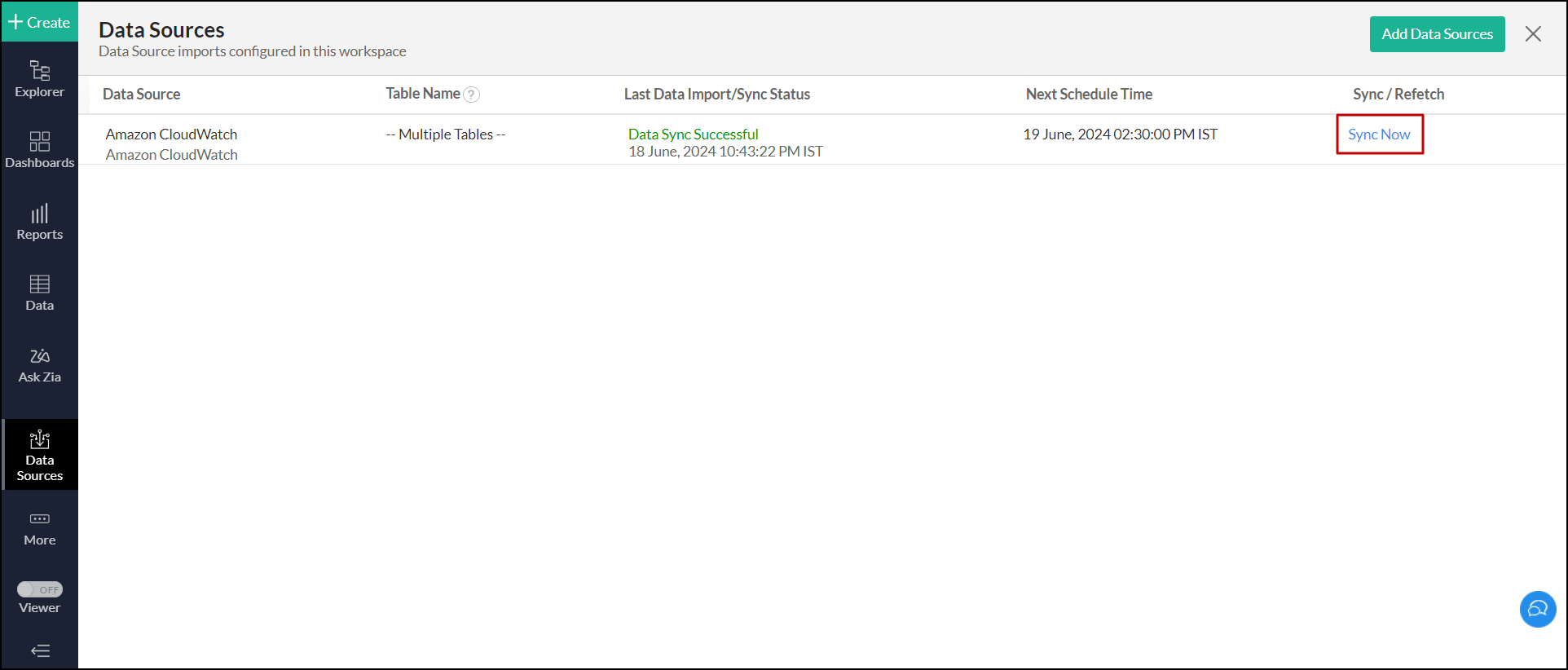 Integration with Amazon CloudWatch | Analytics Plus