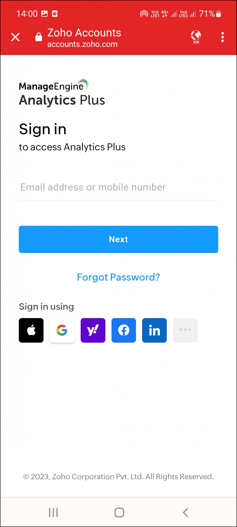 Mobile BI App | Analytics Plus Cloud
