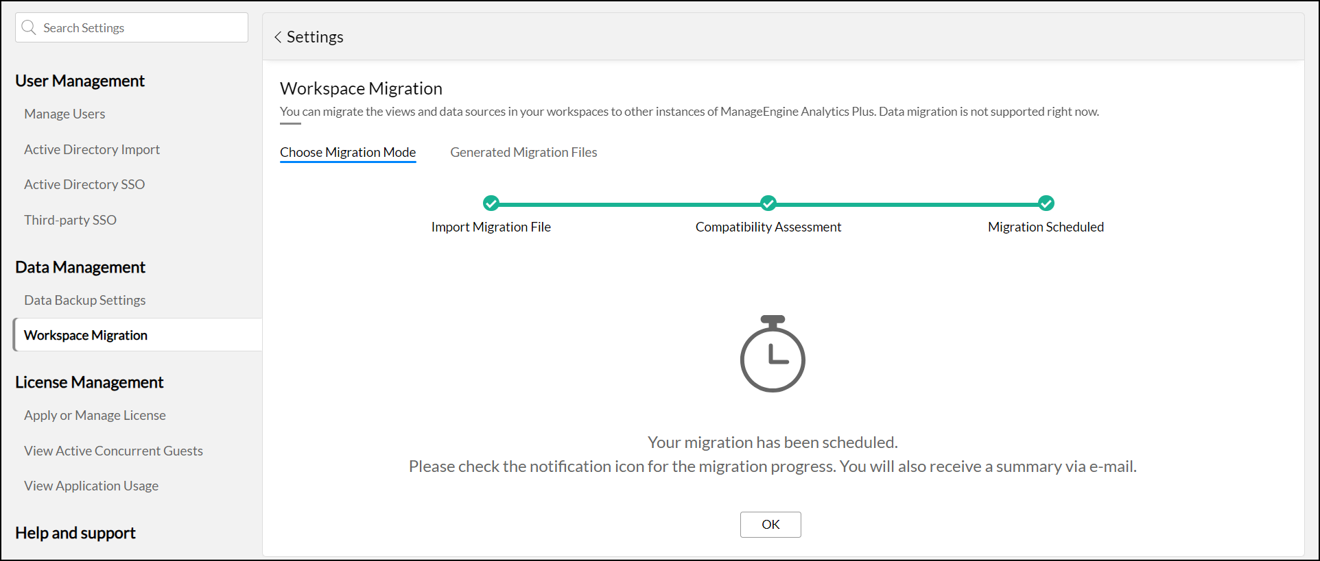Migration | Analytics Plus