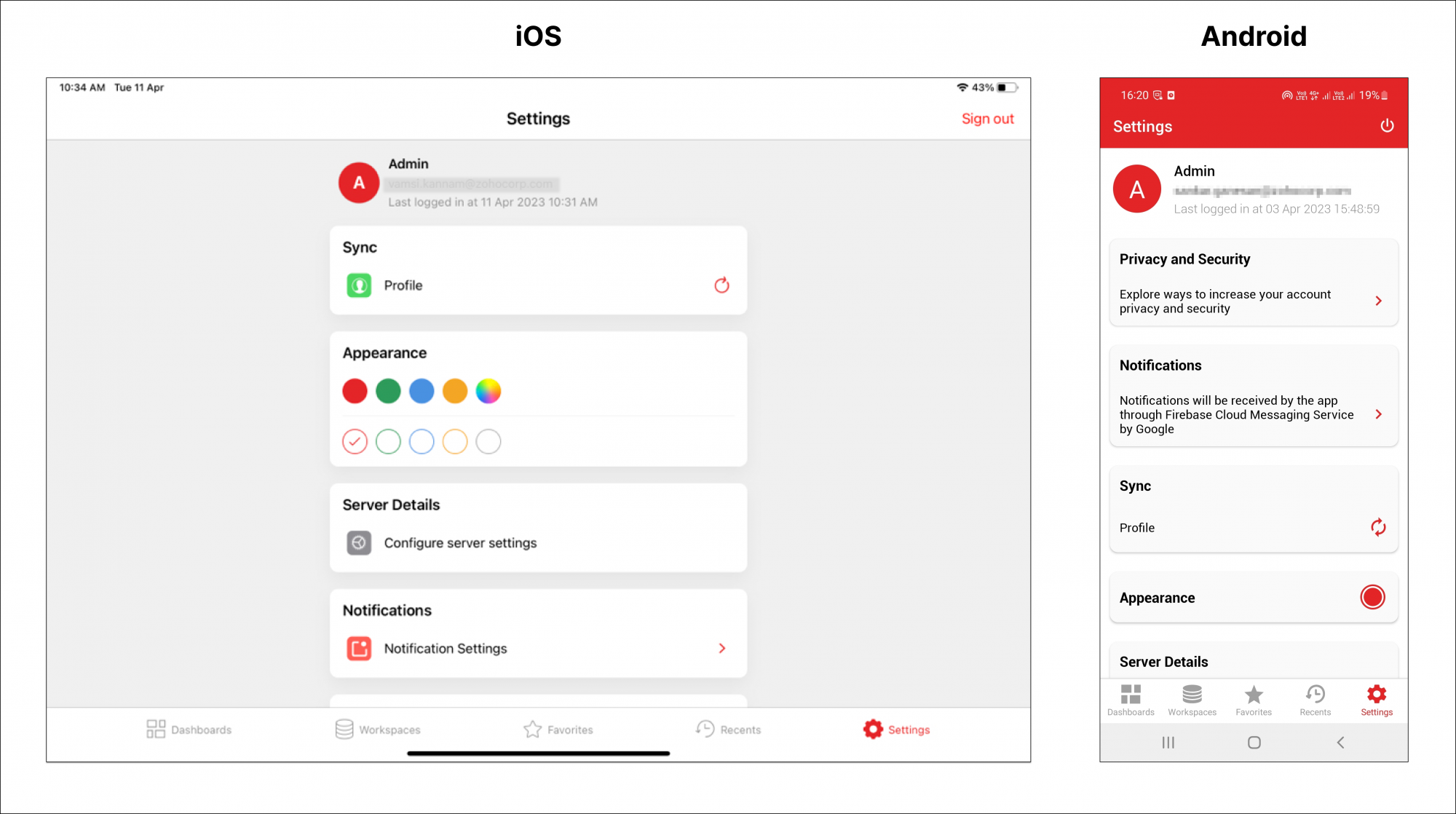 Mobile BI app | Analytics Plus