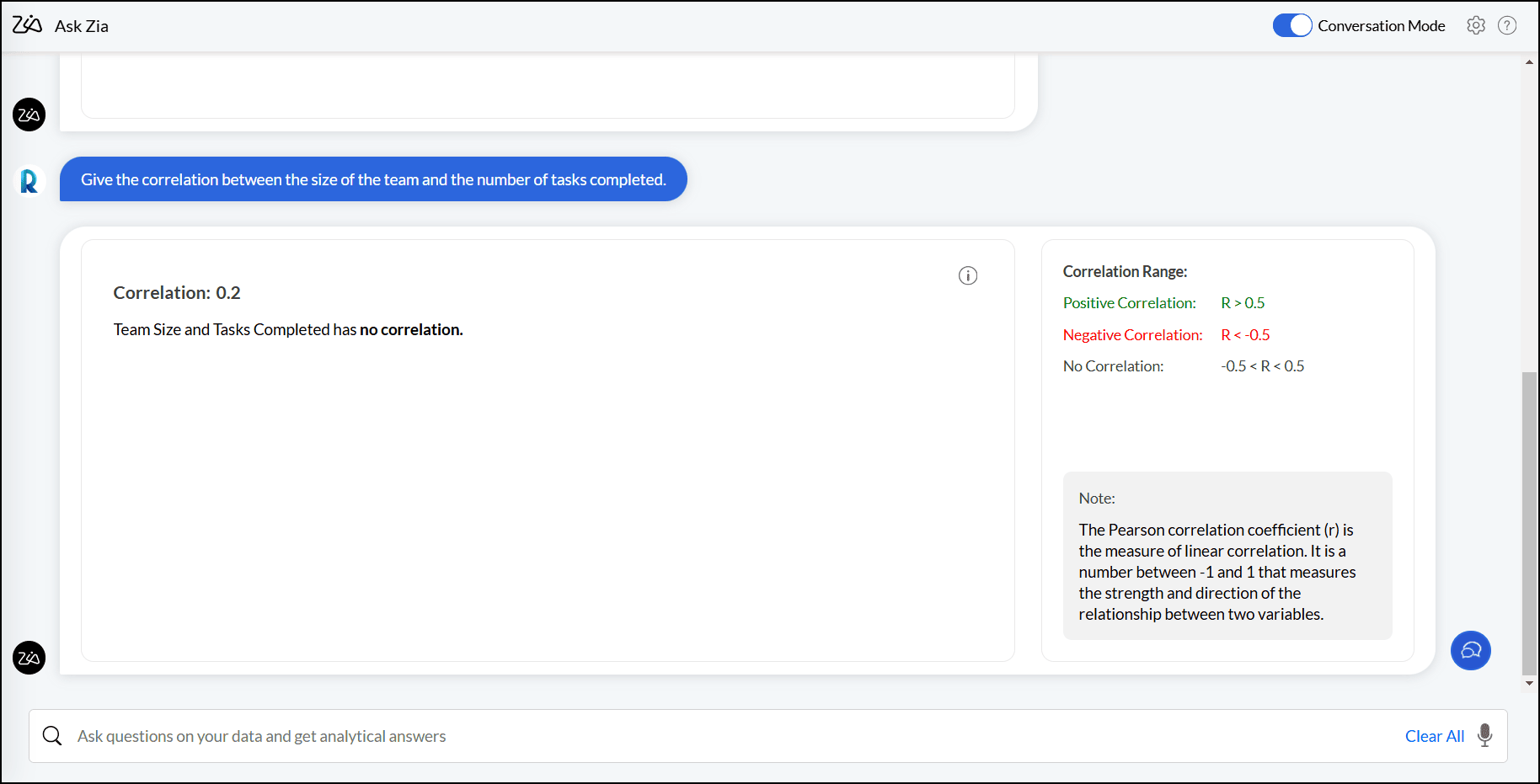 Constructing Questions for Ask Zia | Analytics Plus Cloud