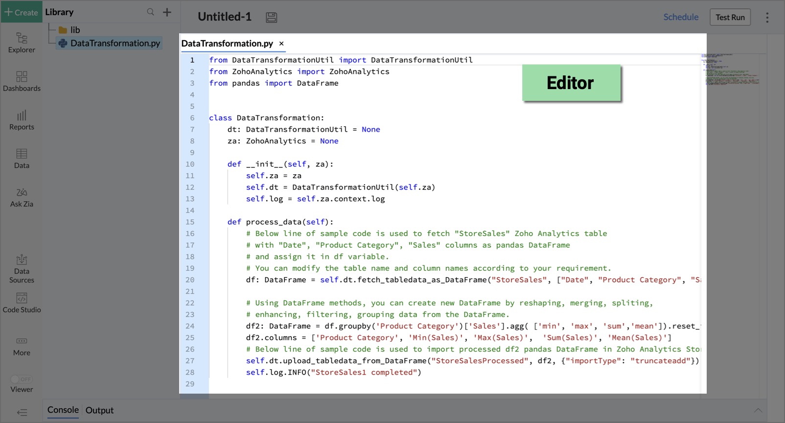 Code Studio | Analytics Plus Cloud