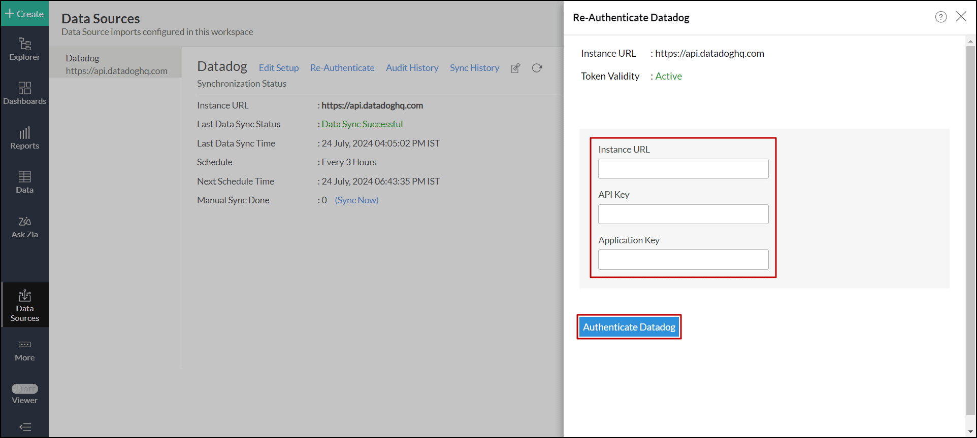 Integration with Datadog | Analytics Plus