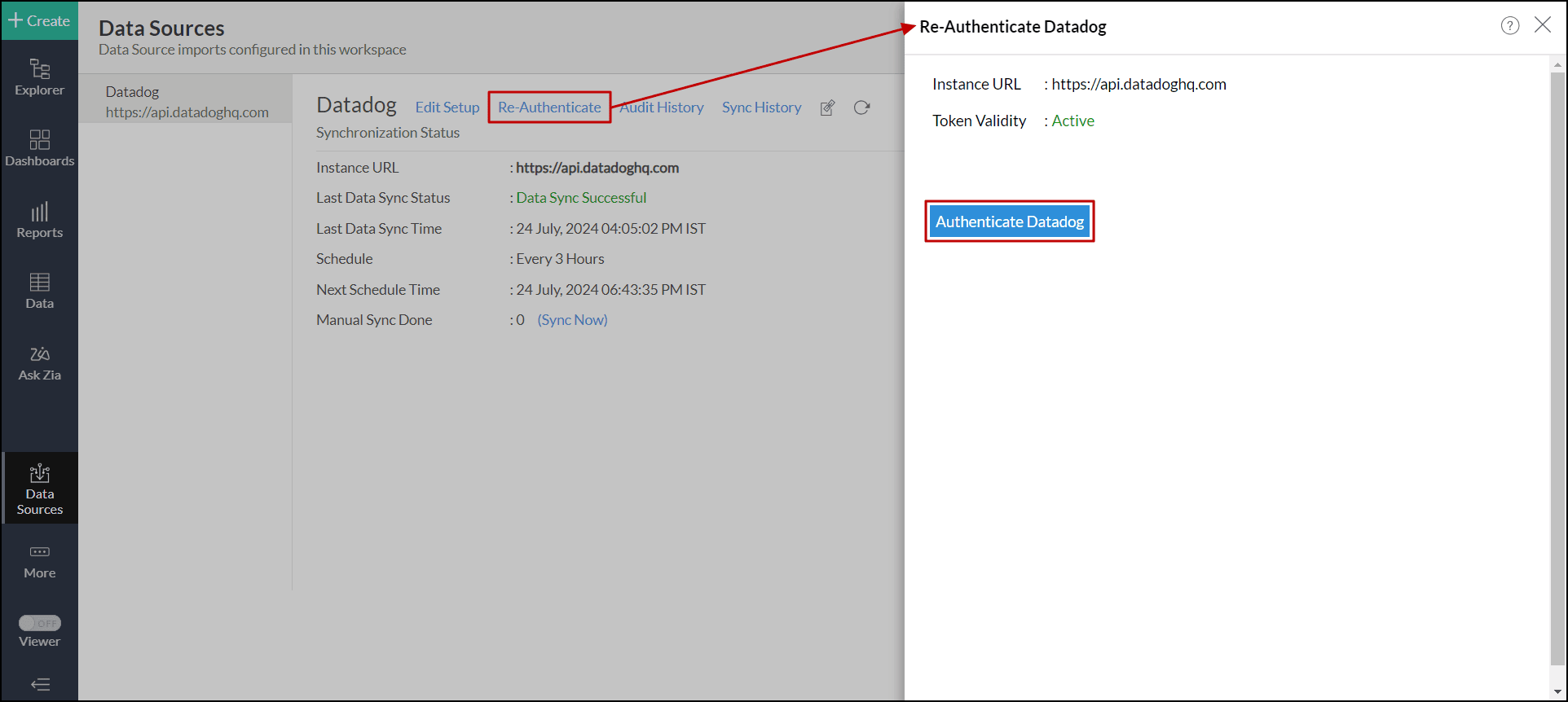 Integration with Datadog | Analytics Plus