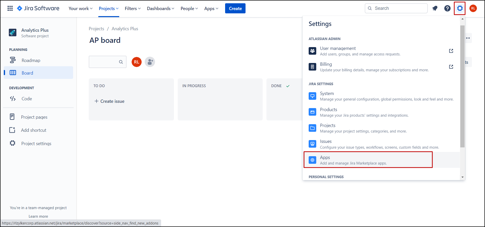 Setting Up Manageengine Analytics Plus Jira Software Cloud