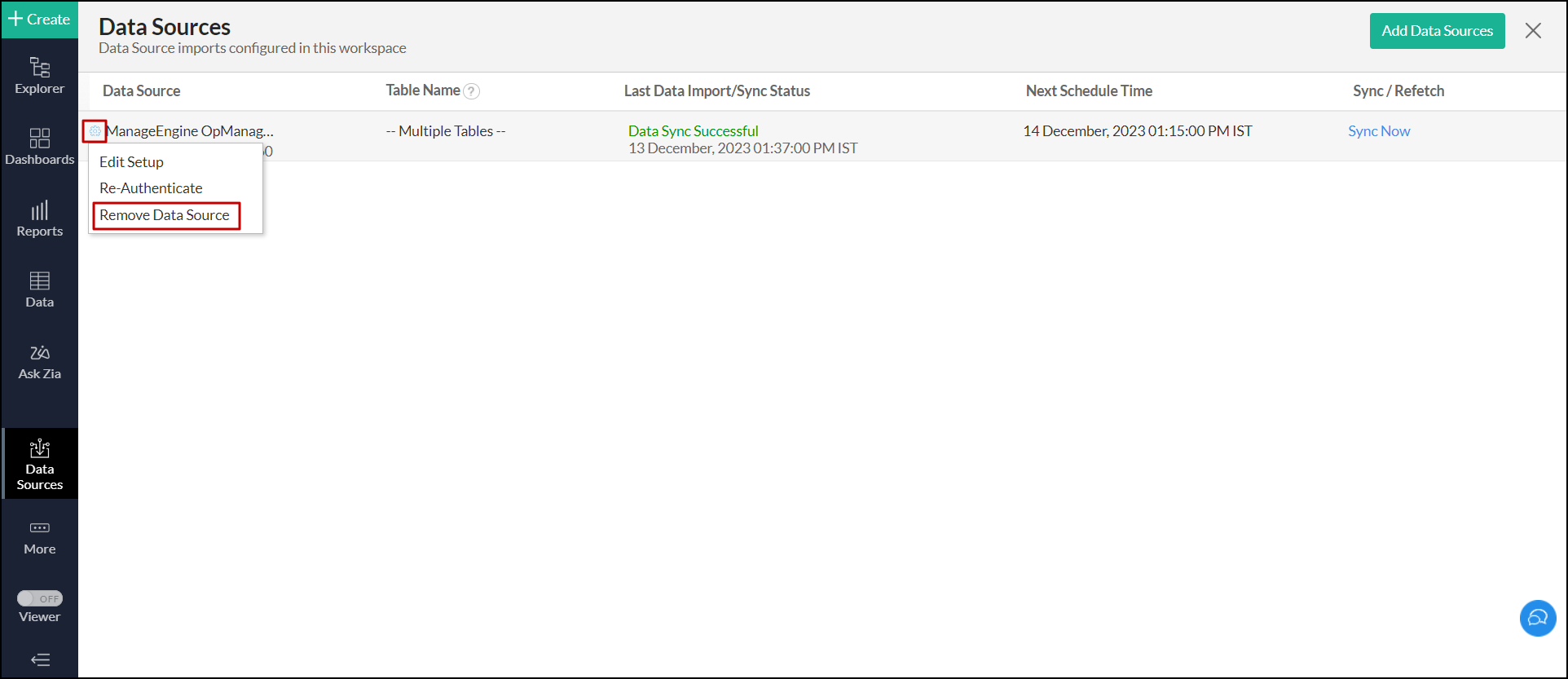 Integration with OpManager MSP | Analytics Plus Integration with OpManager MSP | Analytics Plus