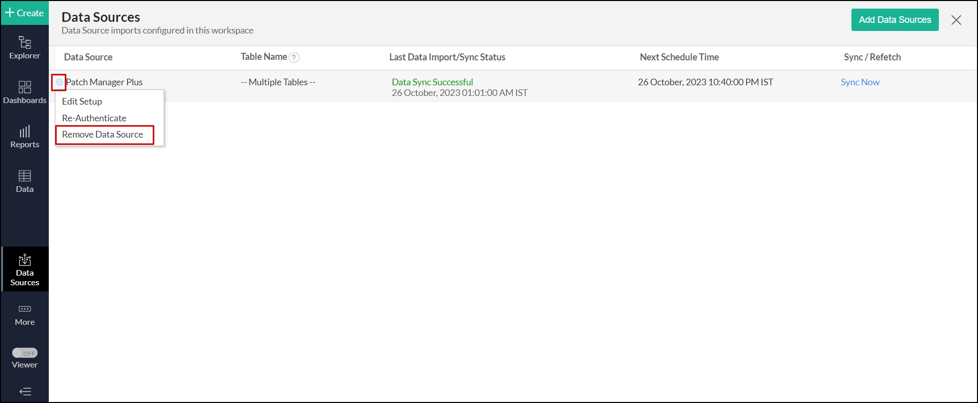 Integration with Patch Manager Plus Cloud | Analytics Plus Cloud