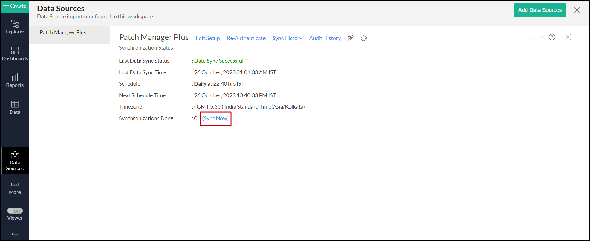 Integration with Patch Manager Plus Cloud | Analytics Plus Cloud