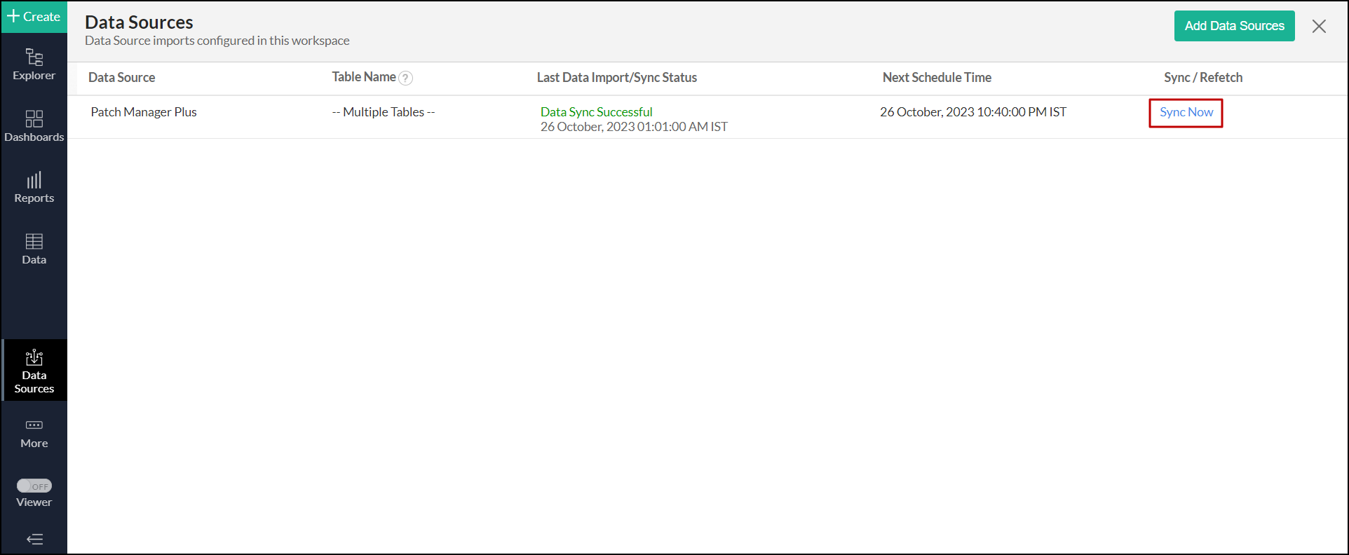 Integration with Patch Manager Plus Cloud | Analytics Plus Cloud