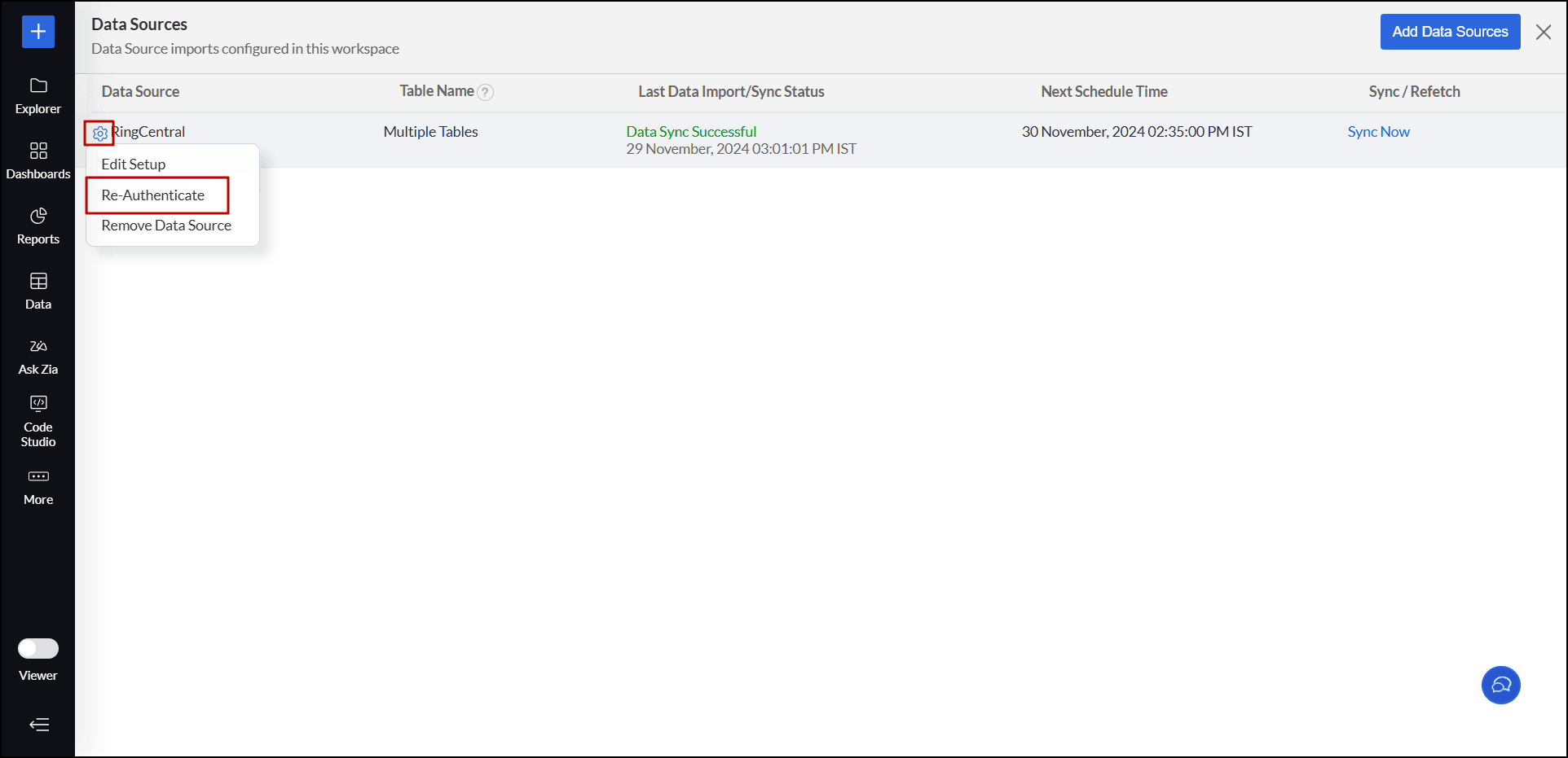 Integration with RingCentral | Analytics Plus On-Premise