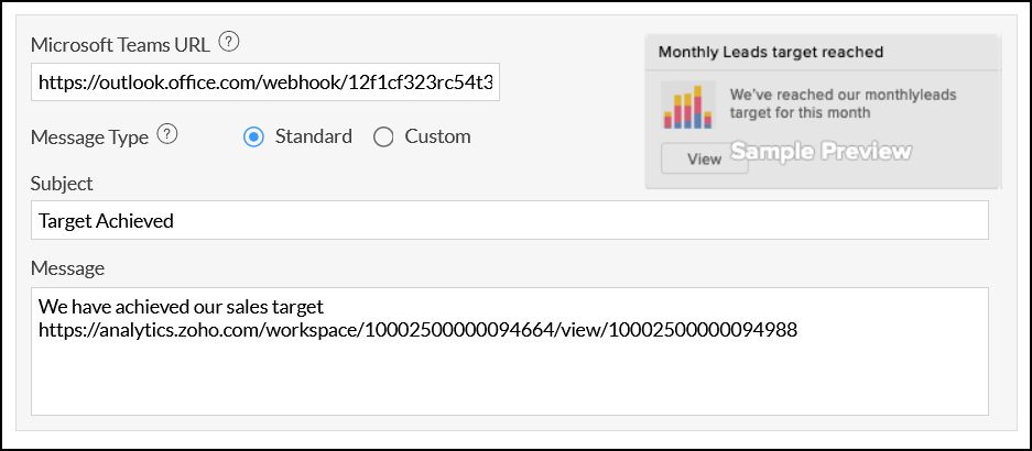 Data Alerts | Zoho Analytics On-Premise