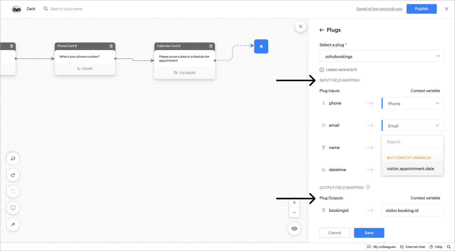 Response Configuration of Plugs