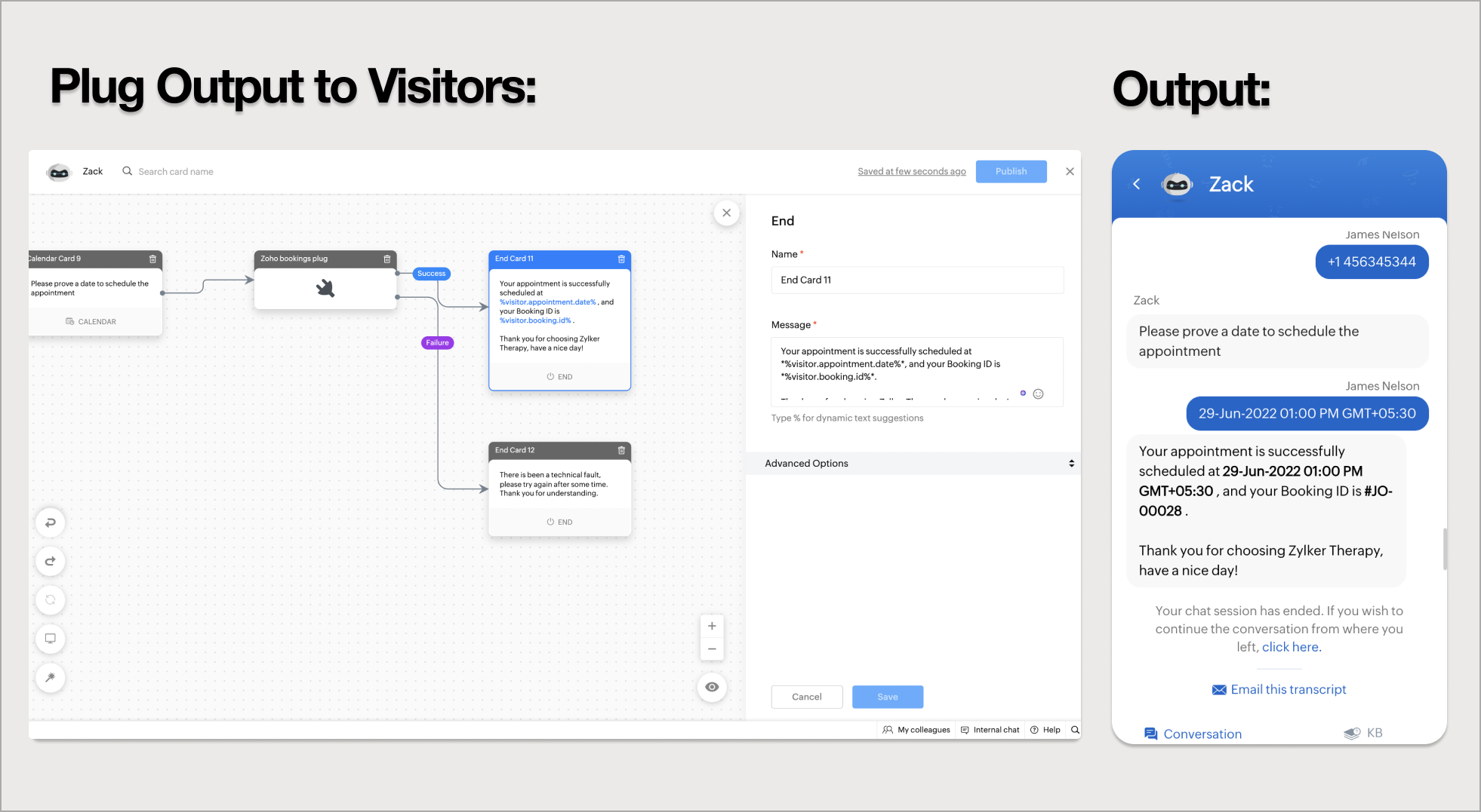 Response Configuration of Plugs