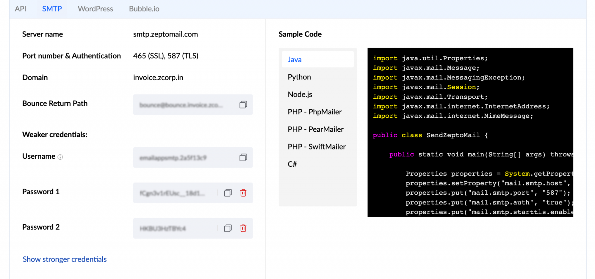 Configure Your Domain With Mail Agents | ZeptoMail