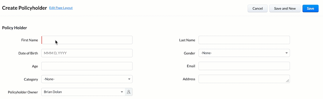 Client Script Use Cases-Insurance|Online Help