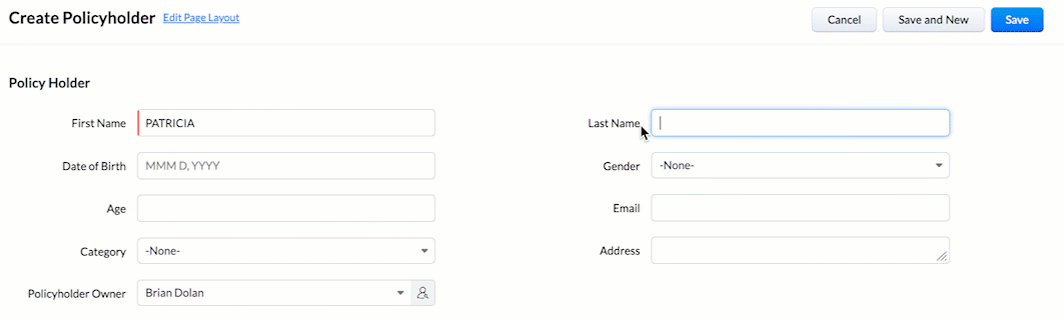 Client Script Use Cases-Insurance|Online Help