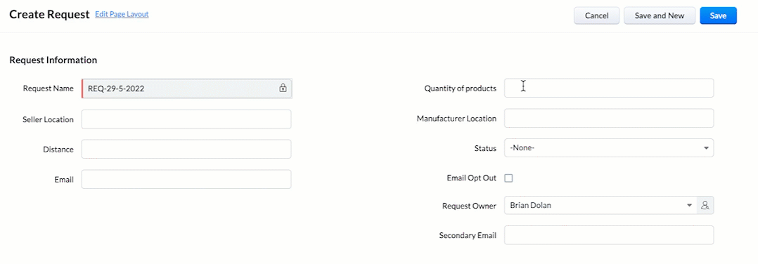 Client Script - Use Cases - Manufacturing| Online Help - Zoho CRM